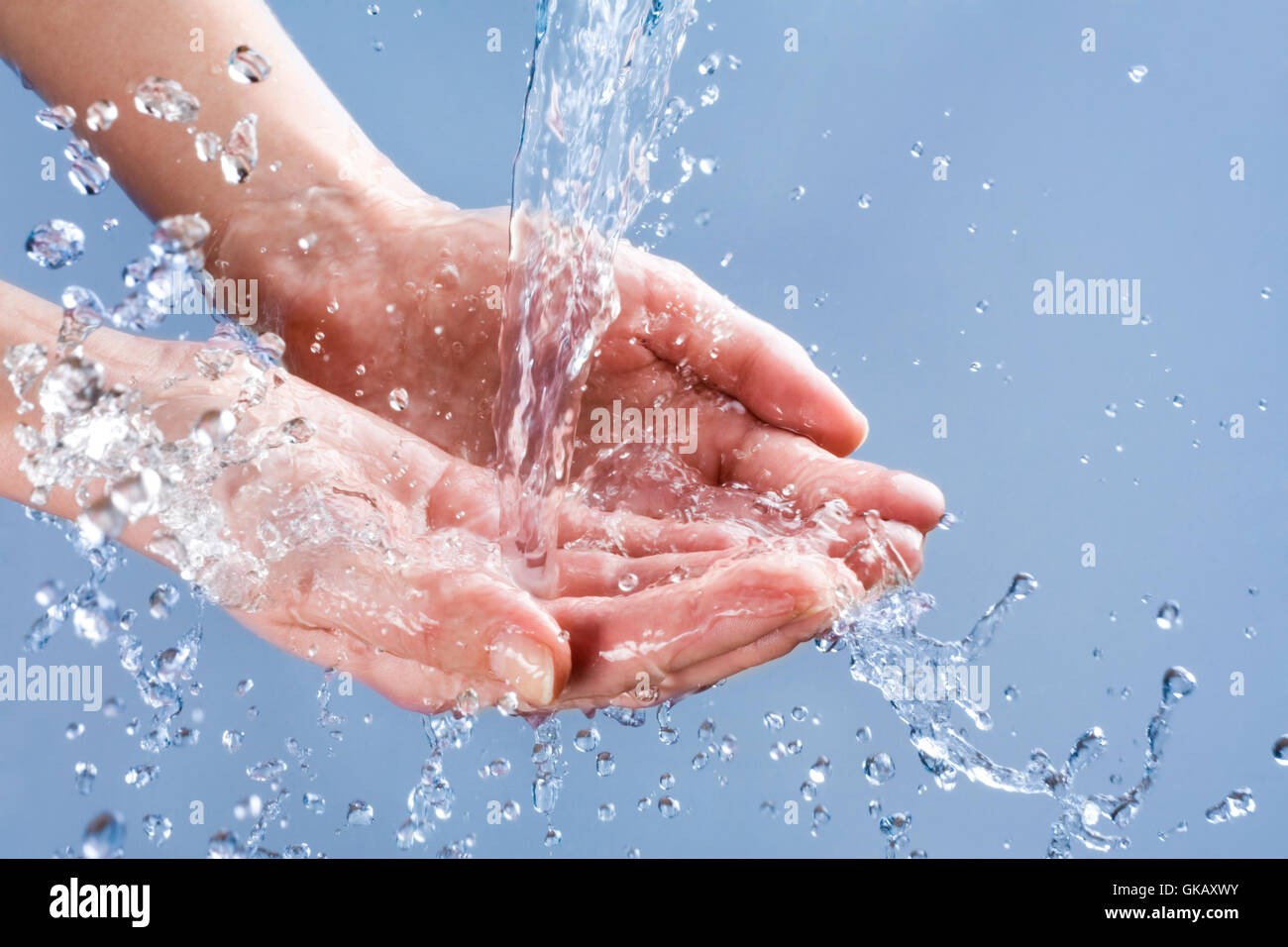 blue hand finger Stock Photo - Alamy