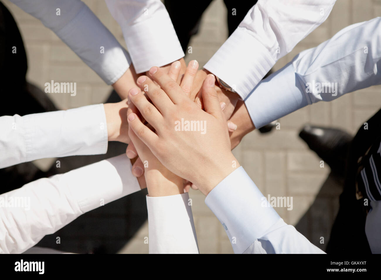 gesture hand friendship Stock Photo - Alamy