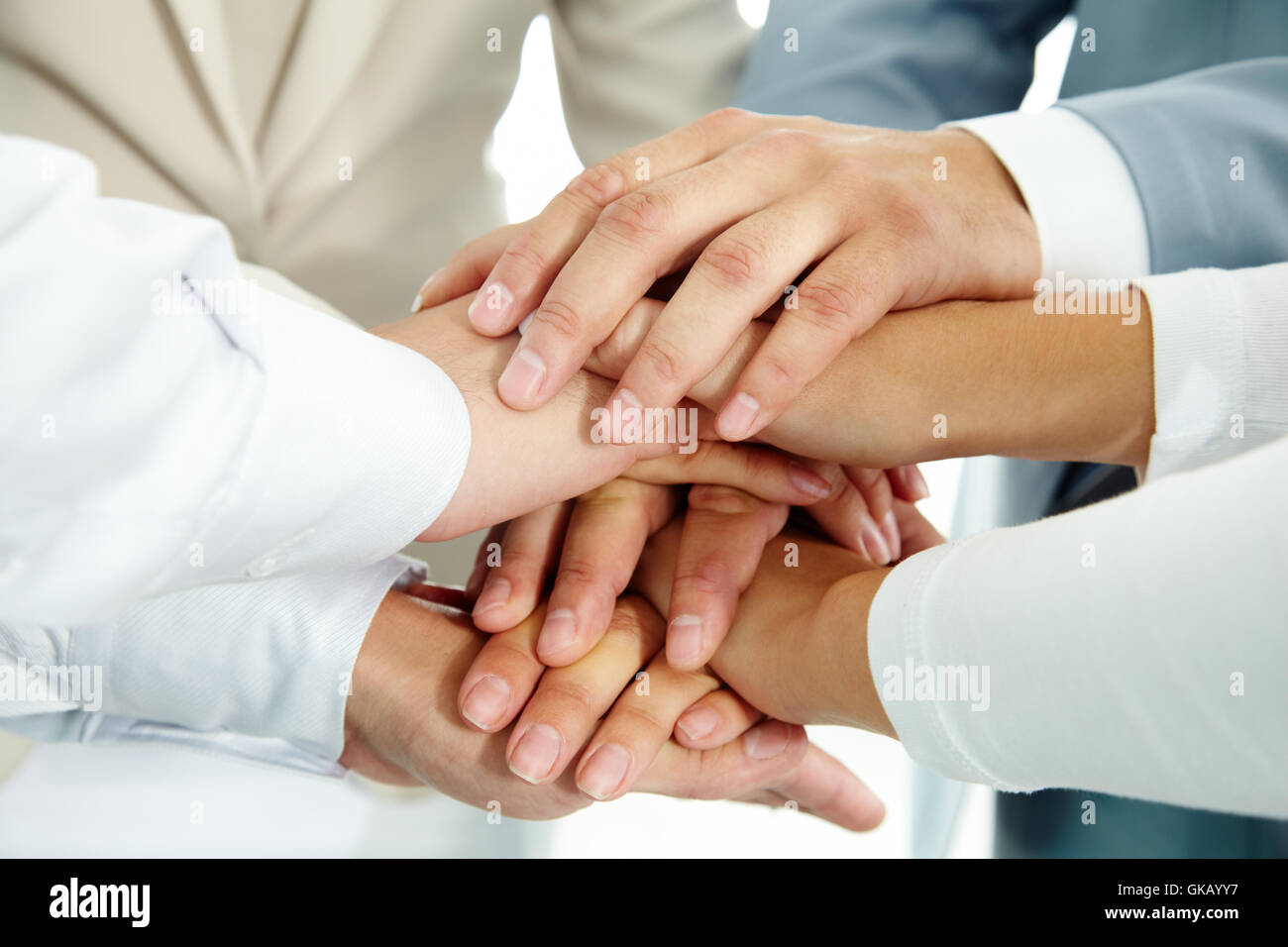 gesture hand friendship Stock Photo - Alamy