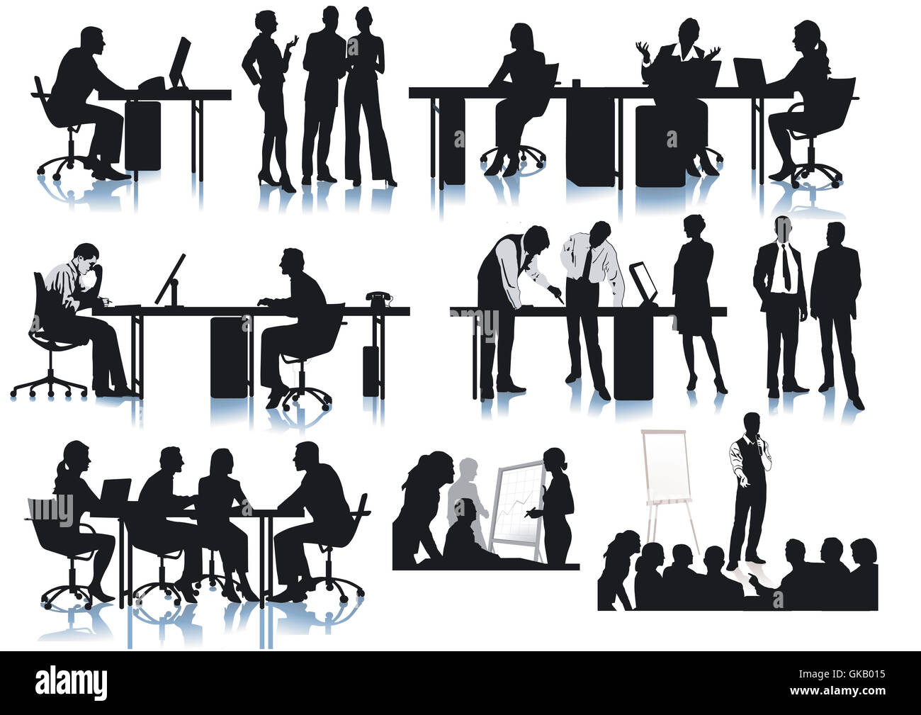 Office career job workplace Cut Out Stock Images & Pictures - Alamy