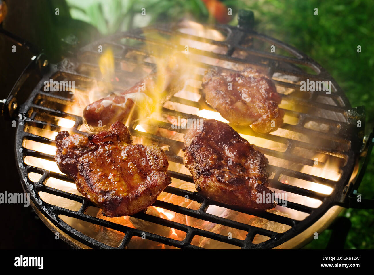 grill barbecue barbeque Stock Photo - Alamy