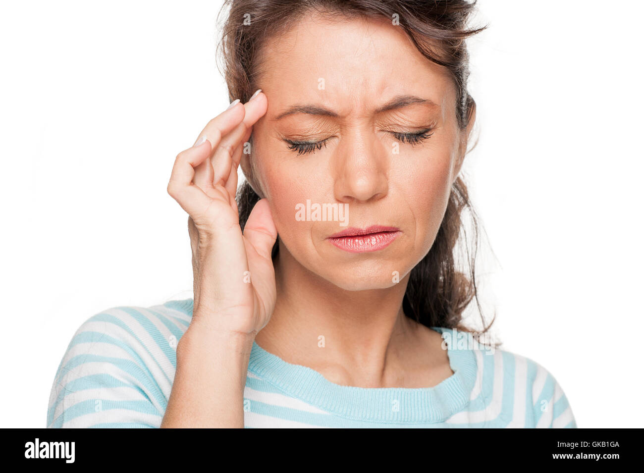 patient with headache Stock Photo - Alamy