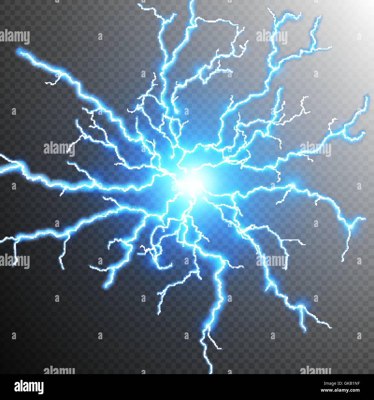 Abstract lightning storm background. EPS 10 Stock Vector Image & Art ...