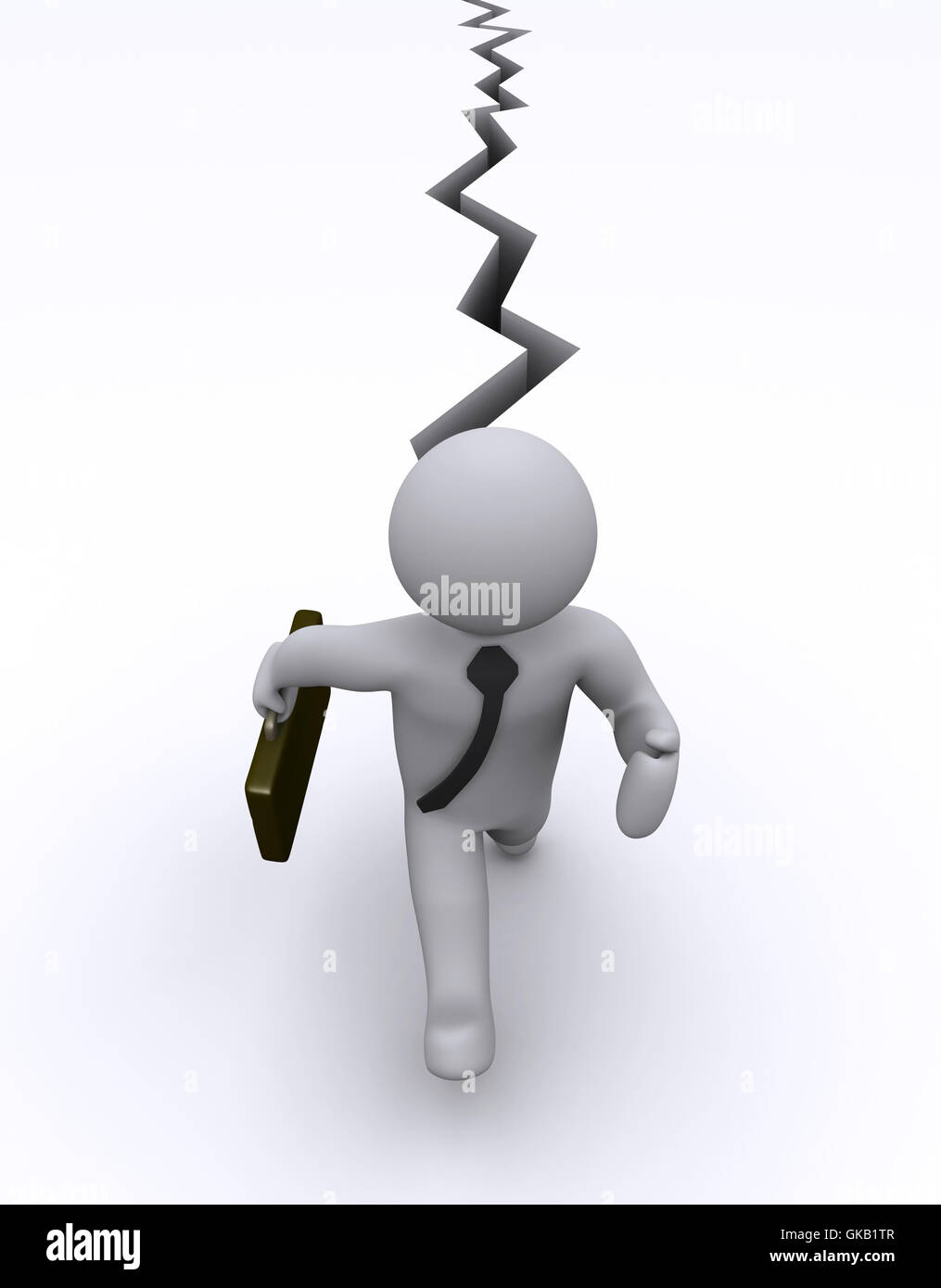 Man running away danger hi-res stock photography and images - Alamy