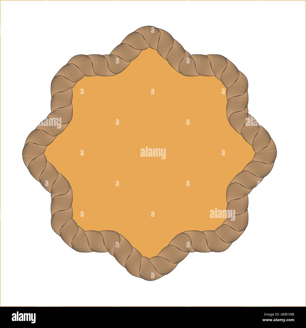 Rope Creative Ornamental Frame Stock Vector Image & Art - Alamy