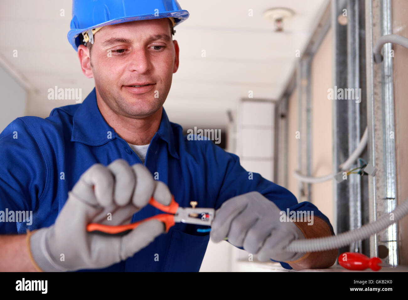 house building hand Stock Photo - Alamy