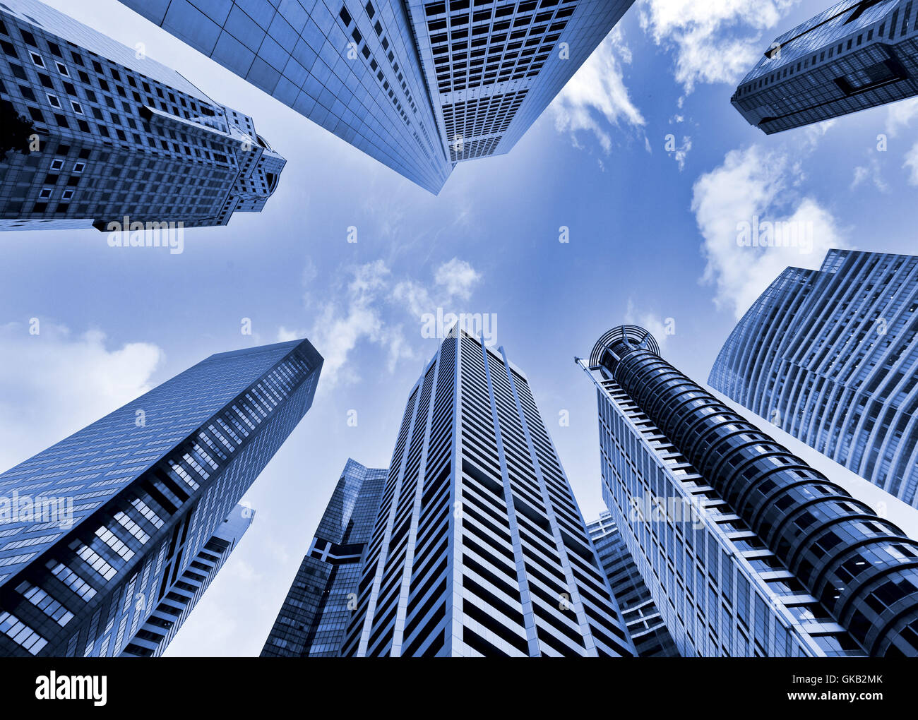 blue tower office Stock Photo - Alamy