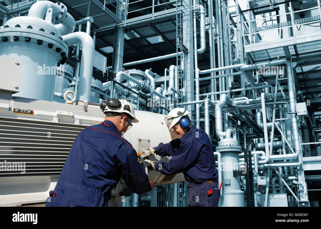 industry gas refinery Stock Photo - Alamy