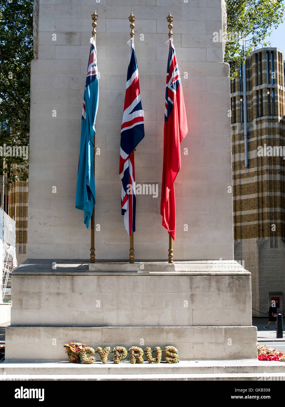 Cenotaph War Memorial in Whitehall London Stock Photo - Alamy