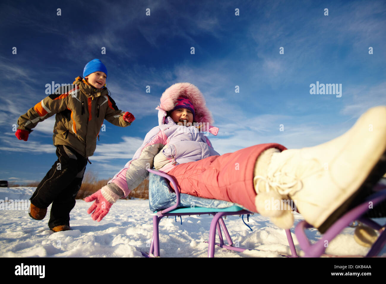 blue humans human beings Stock Photo - Alamy