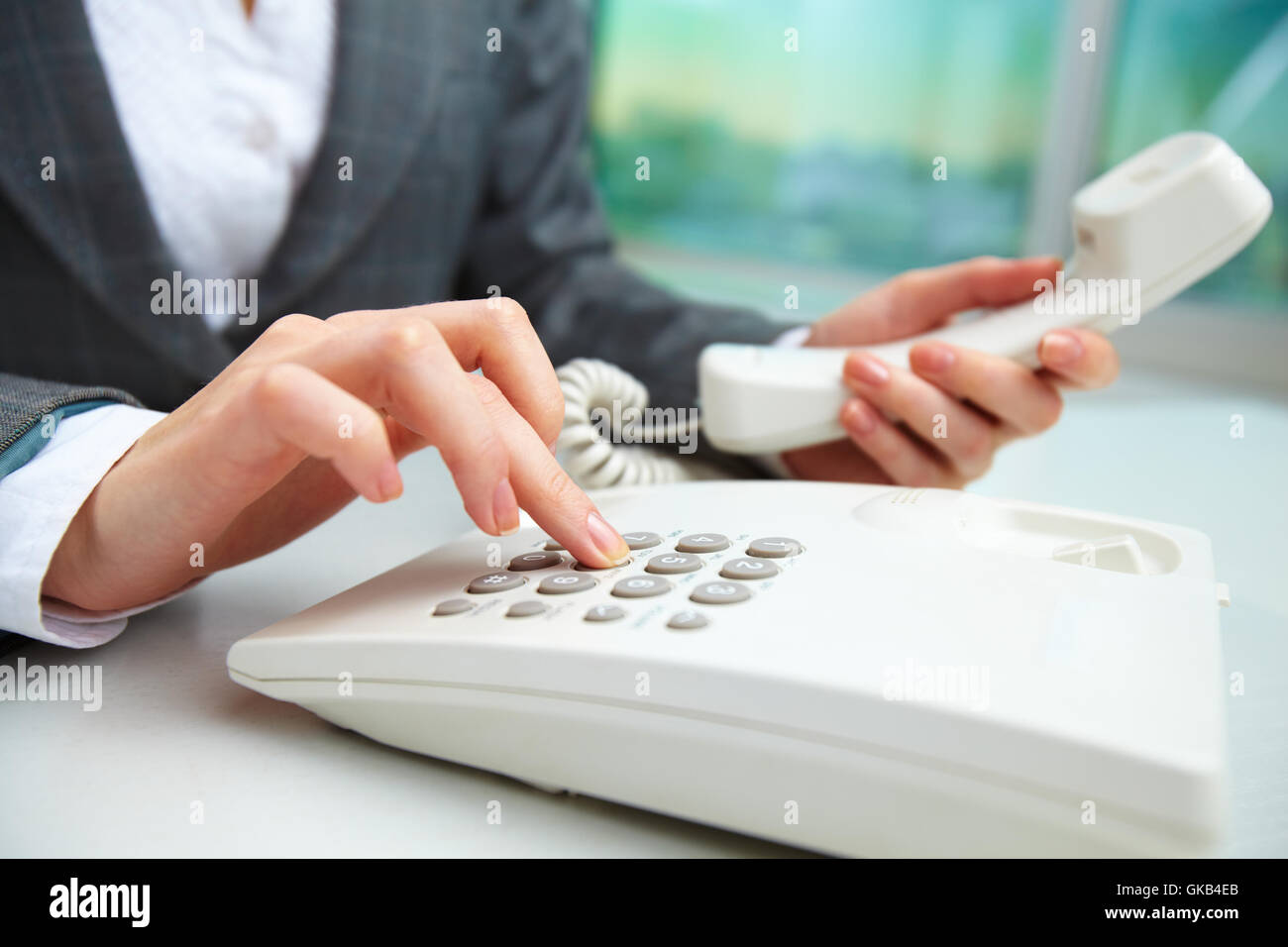 conversation telephone phone Stock Photo - Alamy