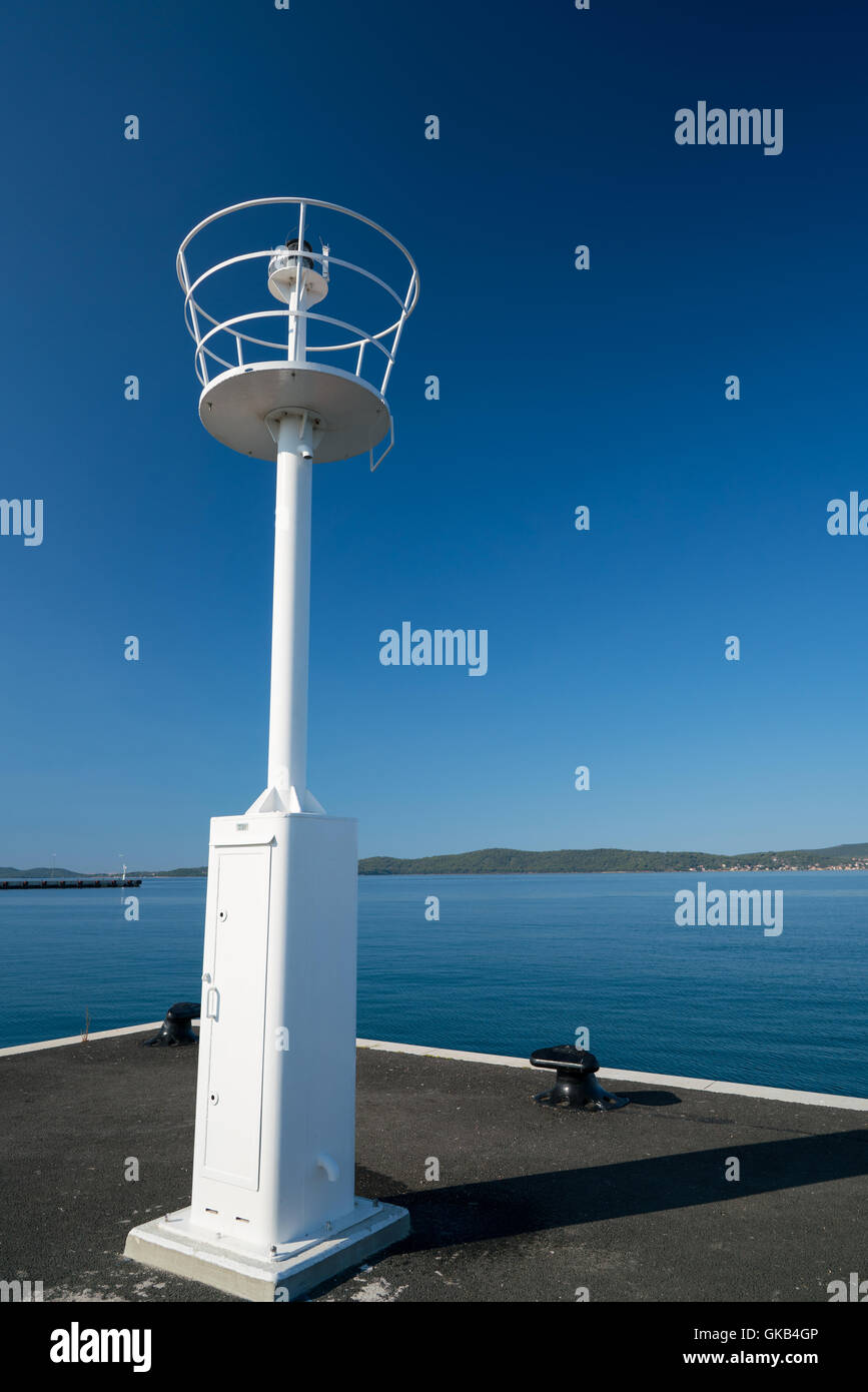 Aerial pier lighthouse in port hi-res stock photography and images - Alamy