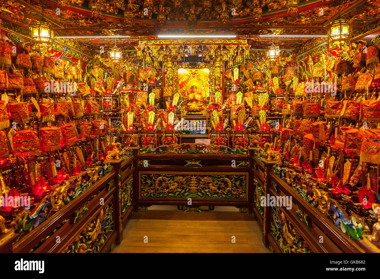 Taiwan Lukang Thean Hou Temple Stock Photo - Alamy
