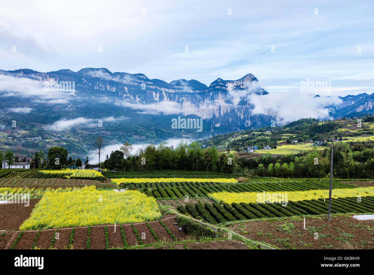 Enshi landscape China Stock Photo - Alamy