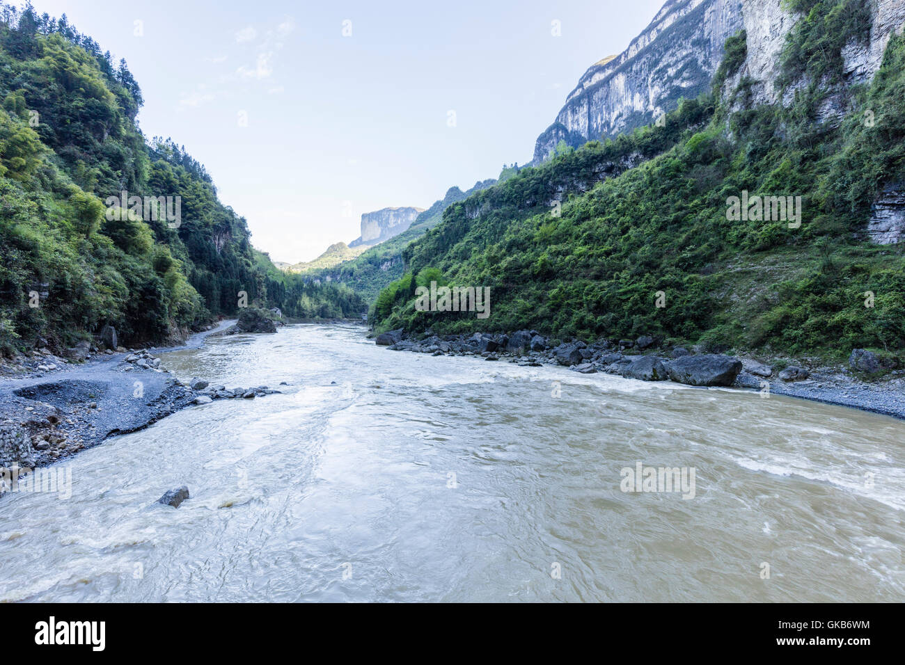 Enshi landscape China Stock Photo - Alamy