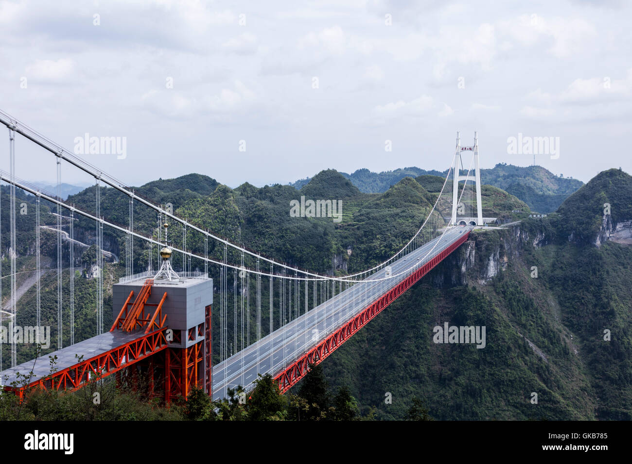 Aizhai Bridge, Jishou Stock Photo - Alamy