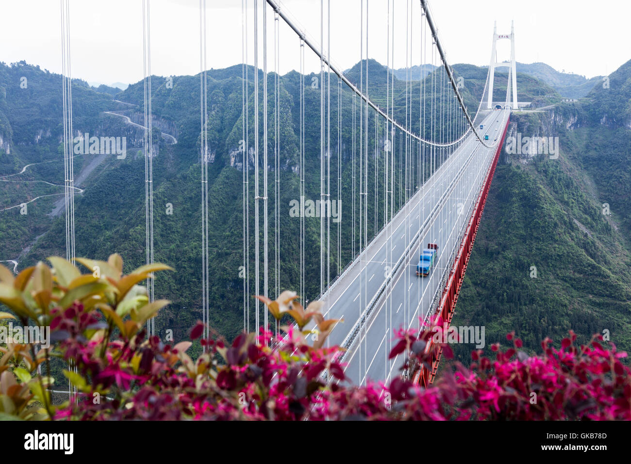 Aizhai Bridge, Jishou Stock Photo - Alamy