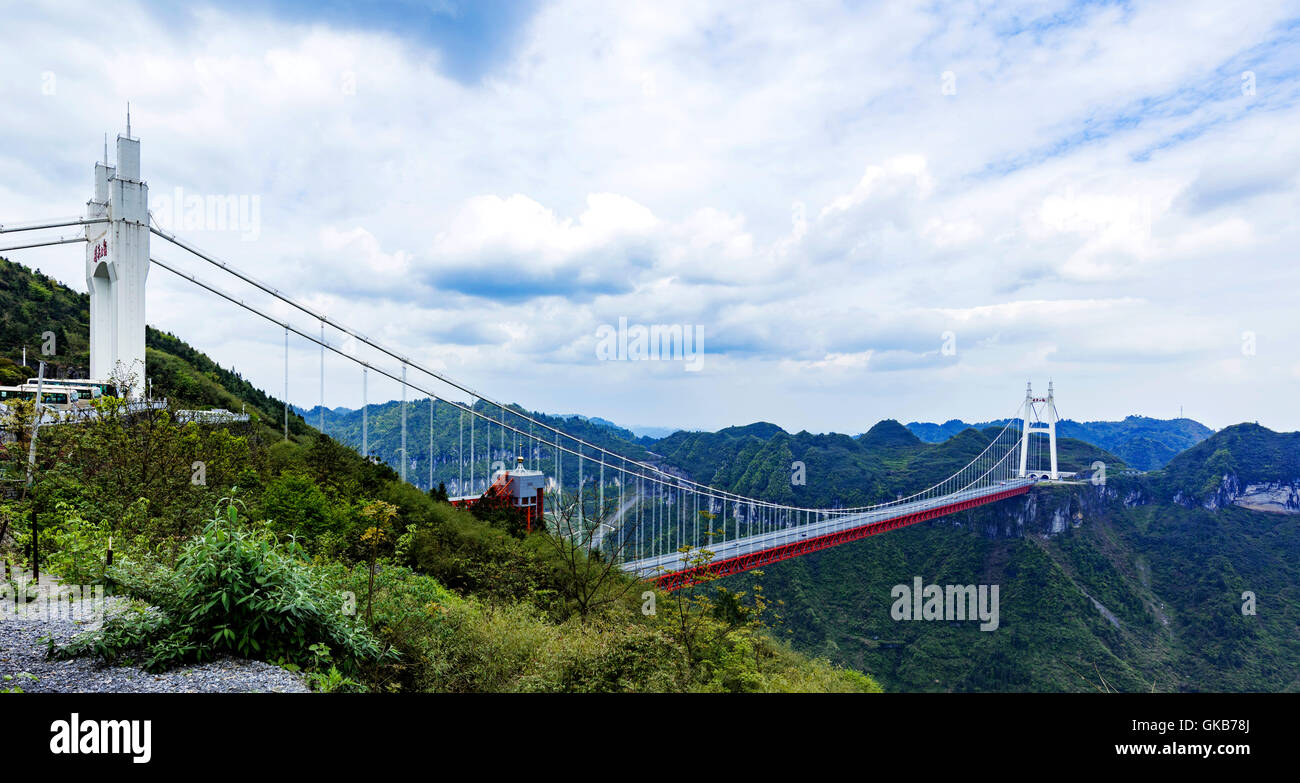 Aizhai Bridge, Jishou Stock Photo - Alamy