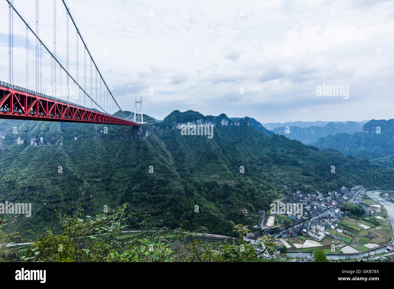 Aizhai Bridge, Jishou Stock Photo - Alamy