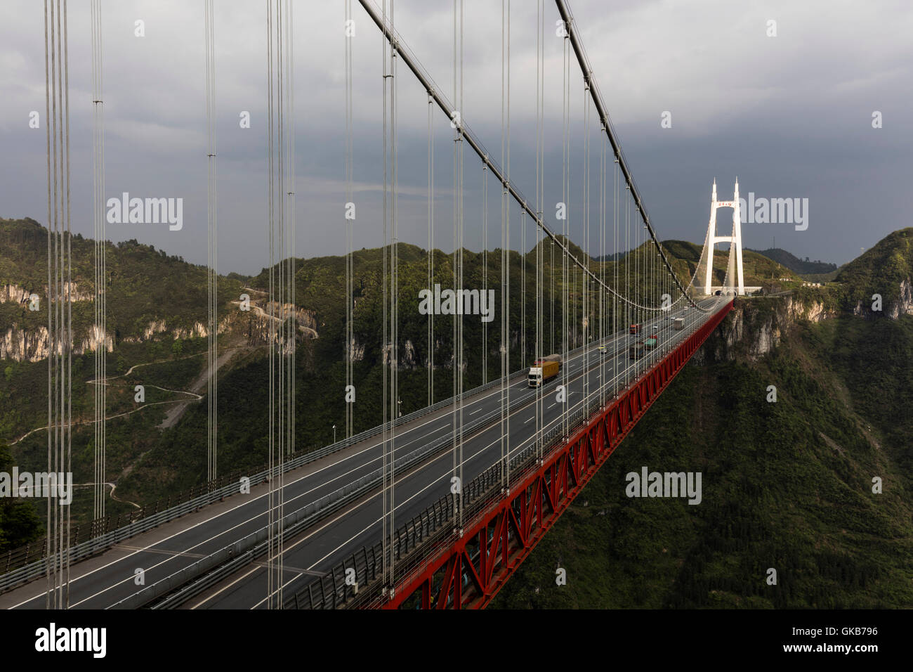 Aizhai Bridge, Jishou Stock Photo - Alamy