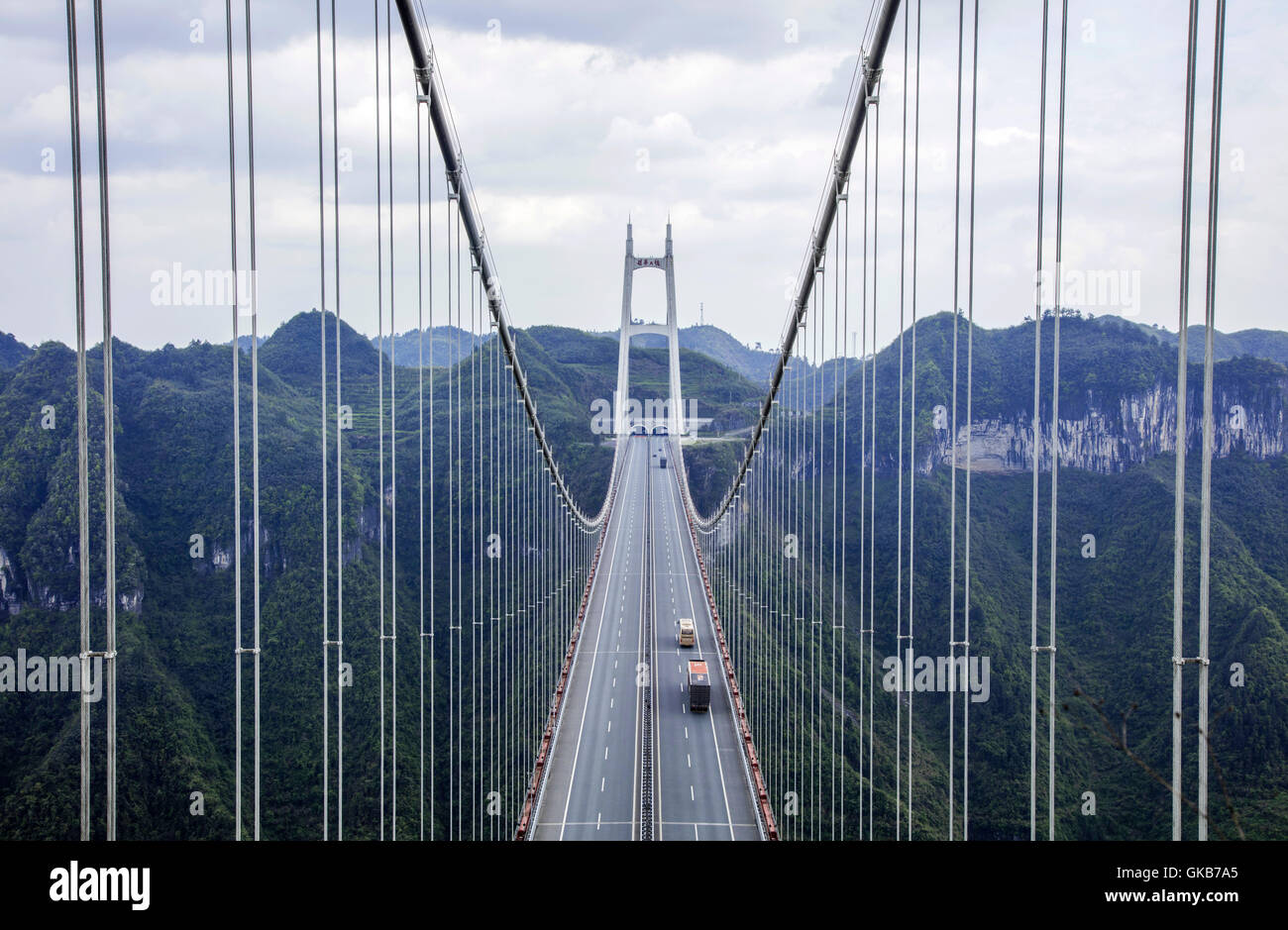Aizhai Bridge, Jishou Stock Photo - Alamy