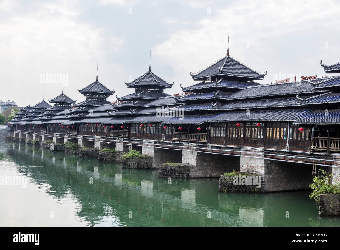 Feng Yu Hunan Zhijiang Longjin Bridge Stock Photo - Alamy