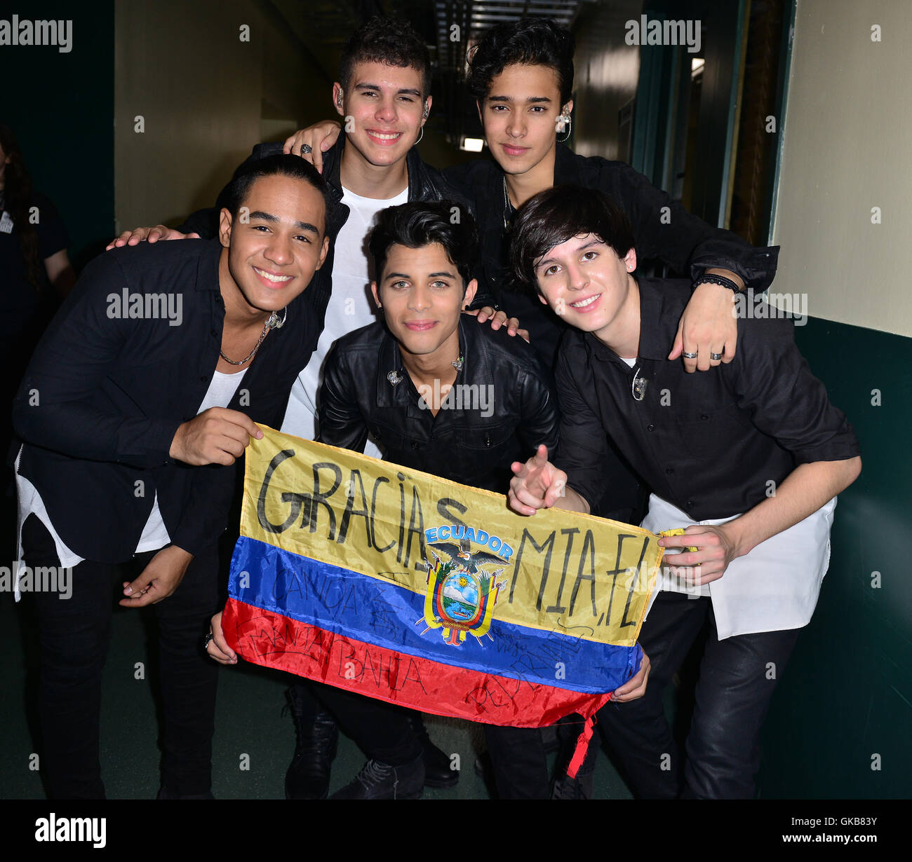 Aqui Estoy Benefit For Ecuador at BankUnited Center Featuring: CNCO ...