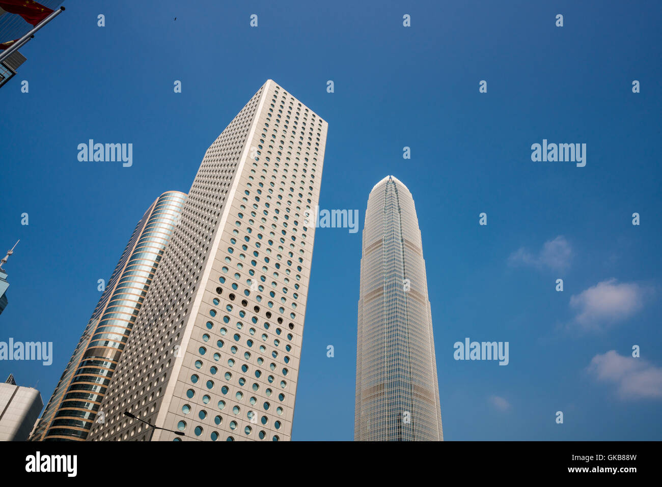 Hong kong wide angle city high rise building night view hi-res stock photography and images - Alamy