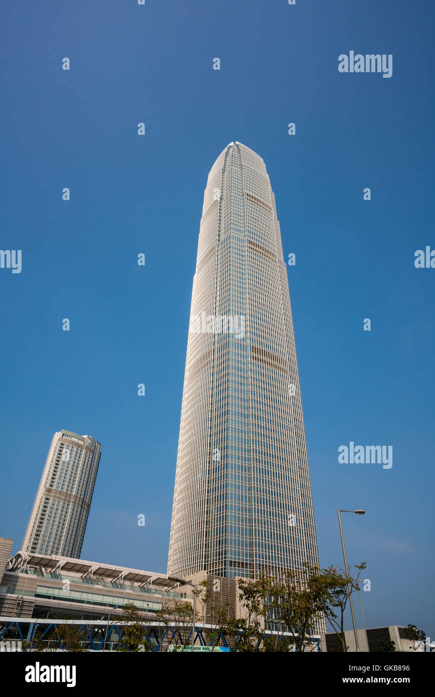 Hong kong wide angle city high rise building night view hi-res stock photography and images - Alamy