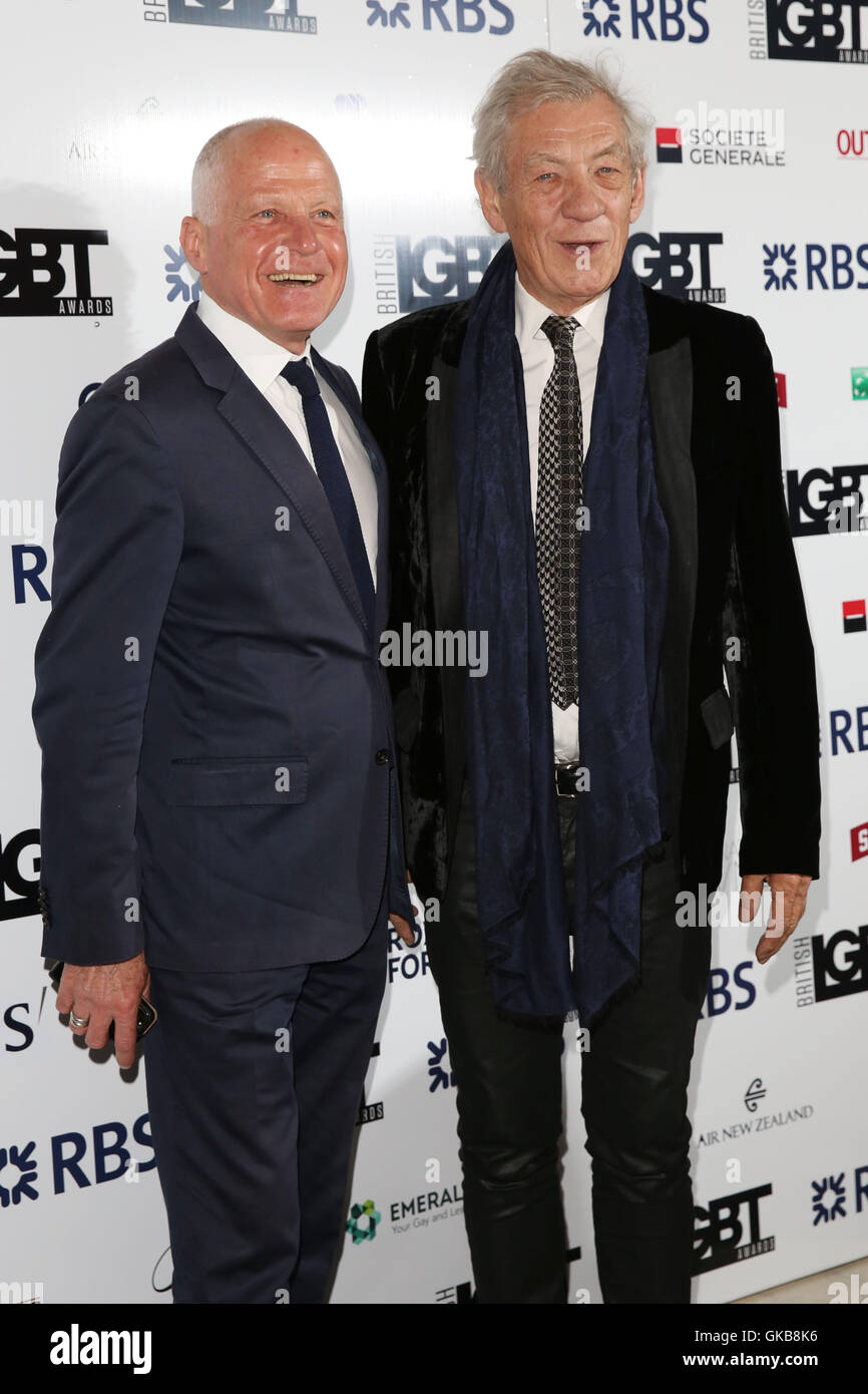British LGBT Awards 2016 - Arrivals Featuring: Sir Ian McKellen ...
