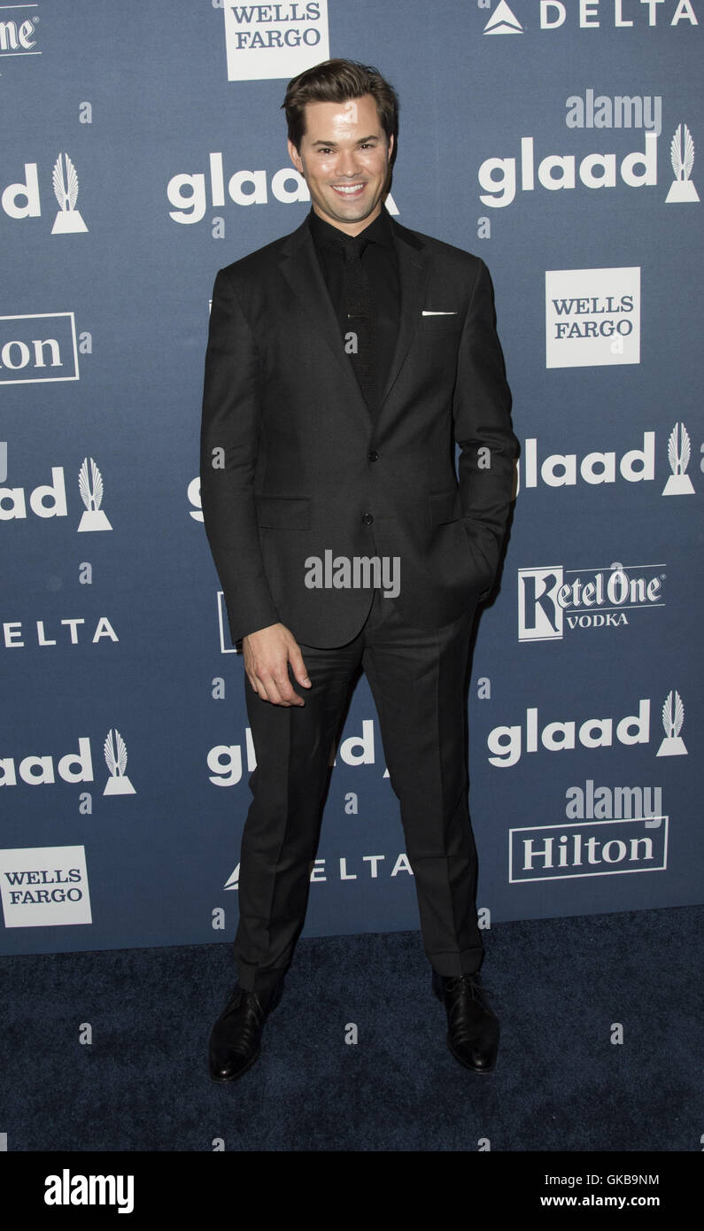 27th Annual GLAAD Media Awards at The Waldorf=Astoria - Arrivals ...