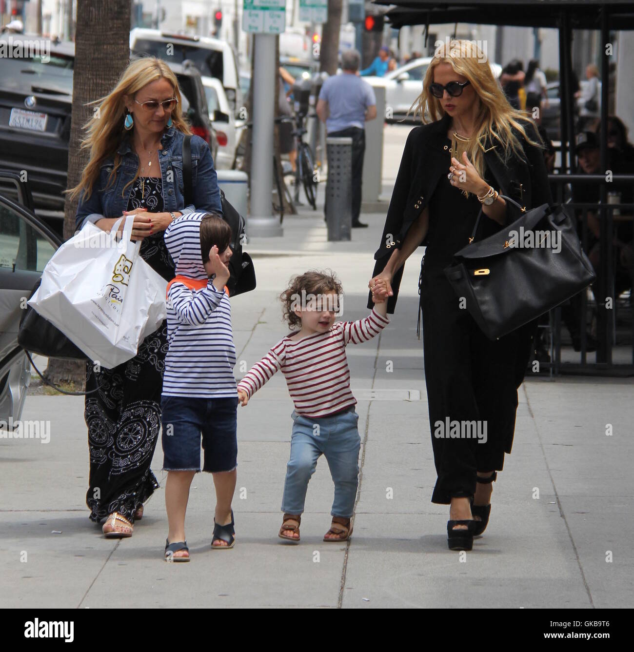 Rachel Zoe out and about with her two sons in Beverly Hills Featuring ...