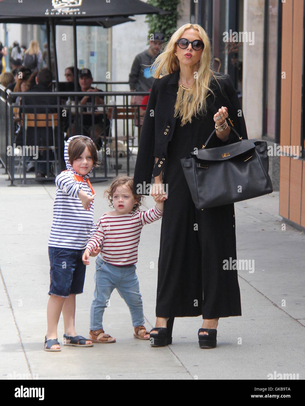 Rachel Zoe out and about with her two sons in Beverly Hills Featuring ...