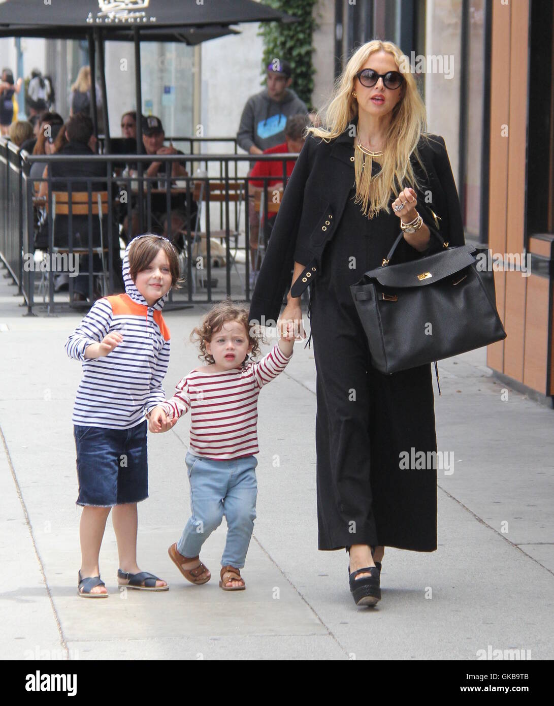 Rachel Zoe out and about with her two sons in Beverly Hills Featuring ...
