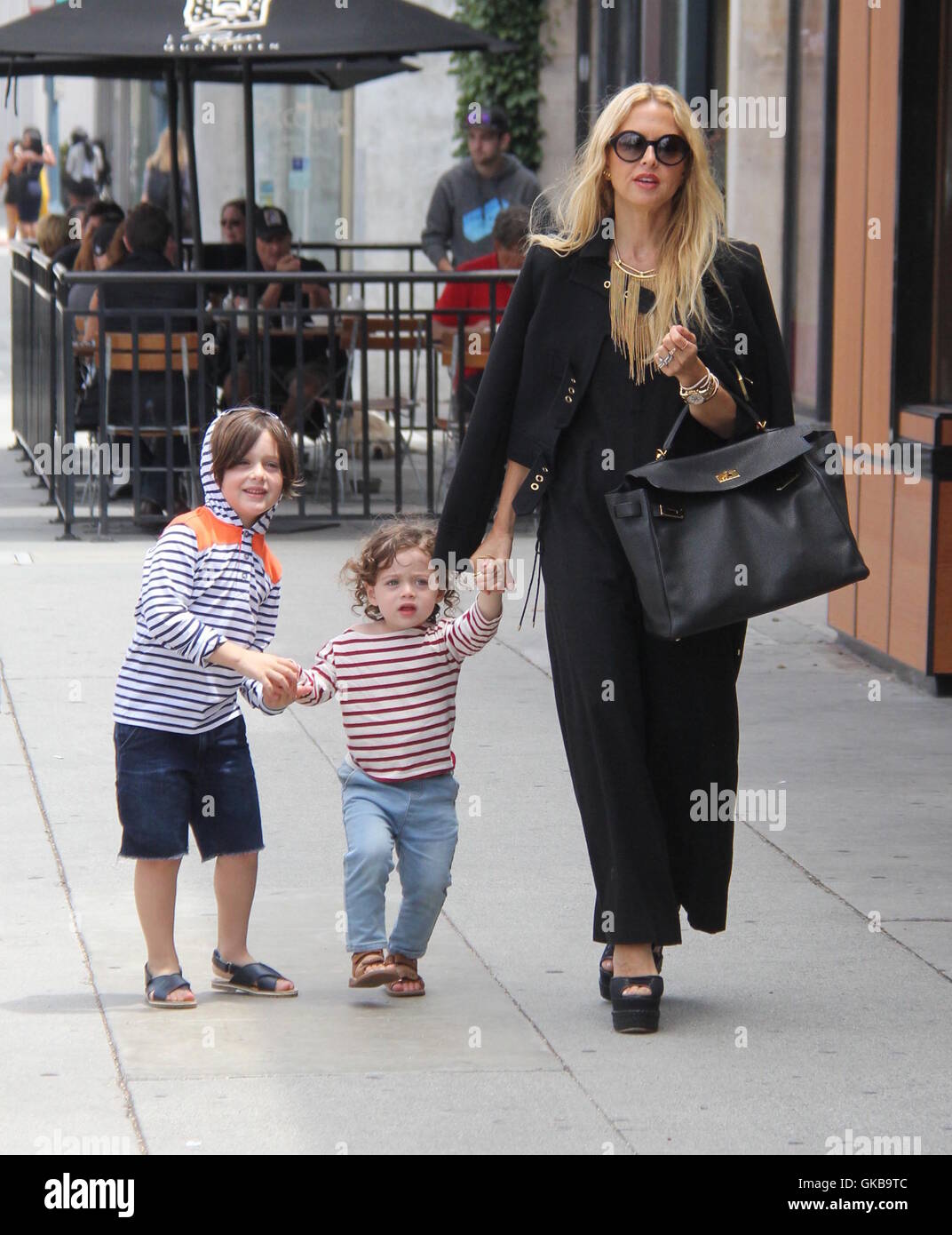 Rachel Zoe out and about with her two sons in Beverly Hills Featuring ...