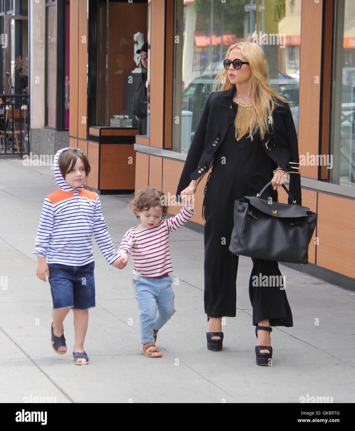 Rachel Zoe out and about with her two sons in Beverly Hills Featuring ...