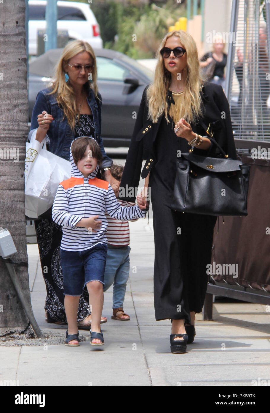 Rachel Zoe out and about with her two sons in Beverly Hills Featuring ...