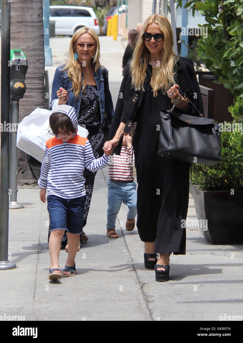 Rachel Zoe out and about with her two sons in Beverly Hills Featuring ...