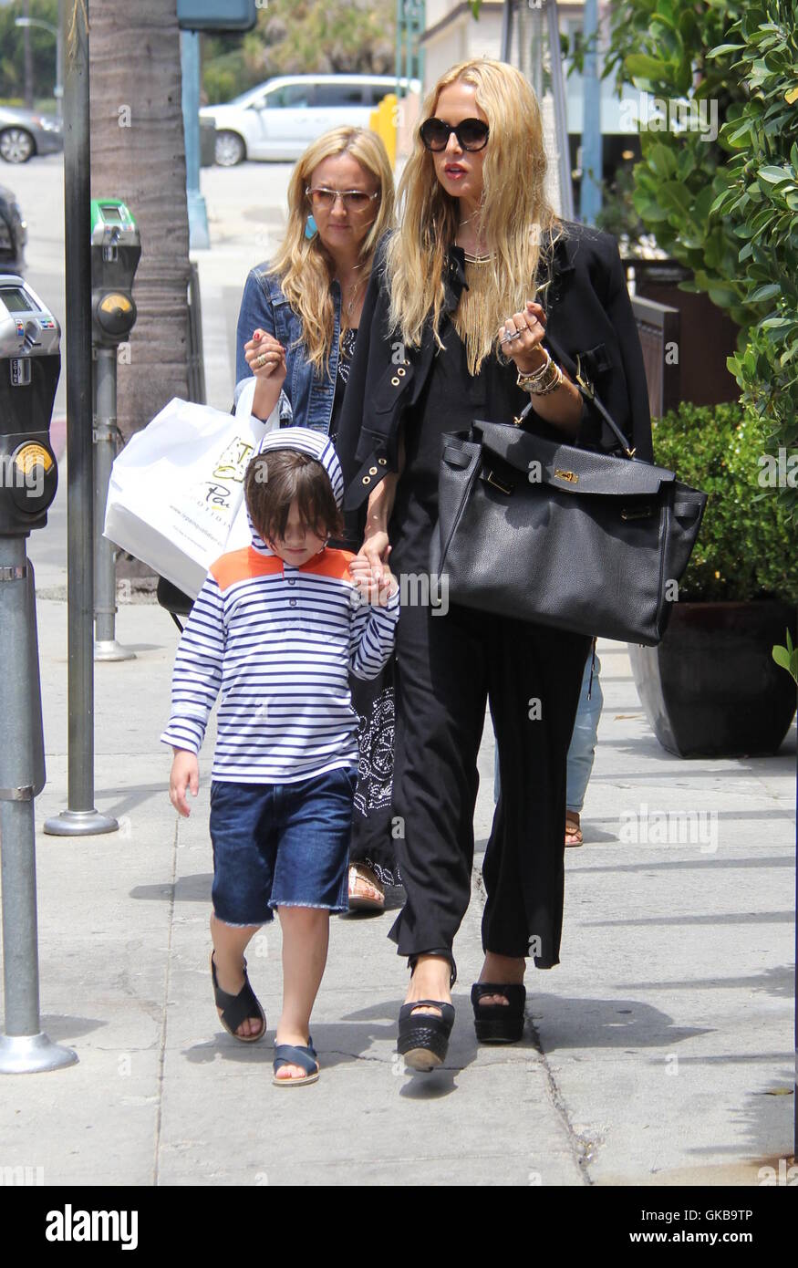 Rachel Zoe out and about with her two sons in Beverly Hills Featuring ...