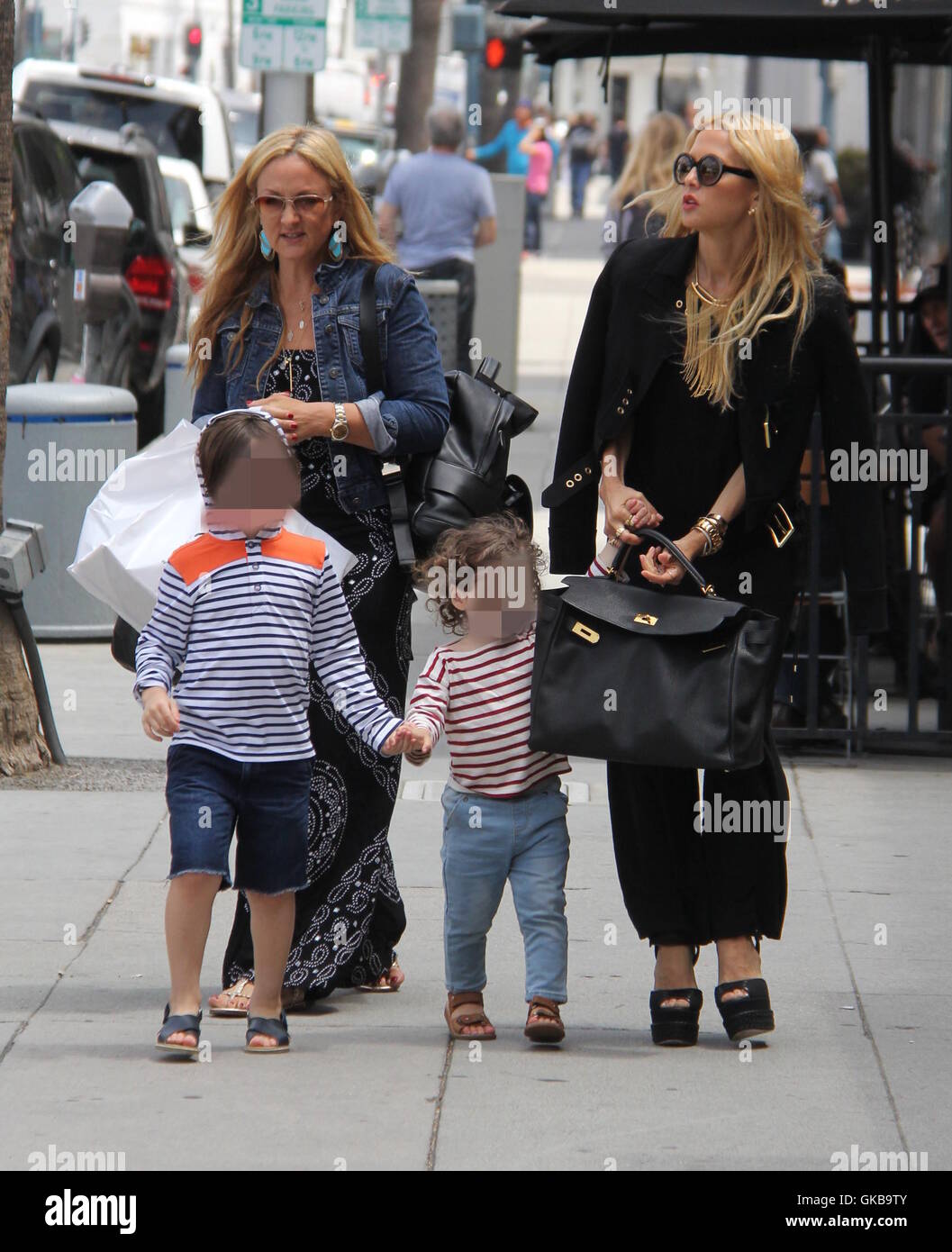 Rachel Zoe out and about with her two sons in Beverly Hills Featuring ...
