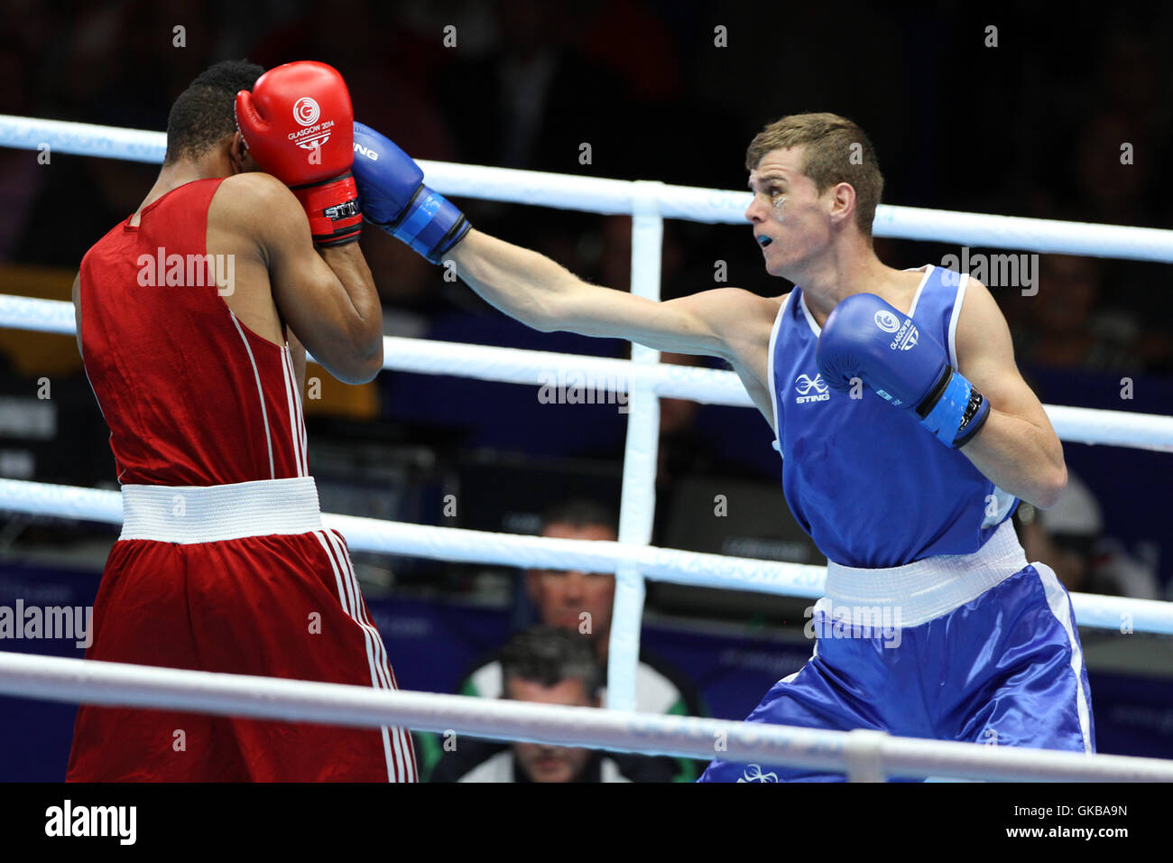 Michael ALEXANDER of Trinidad & Tobago (Red) v Joe FITZPATRICK of ...