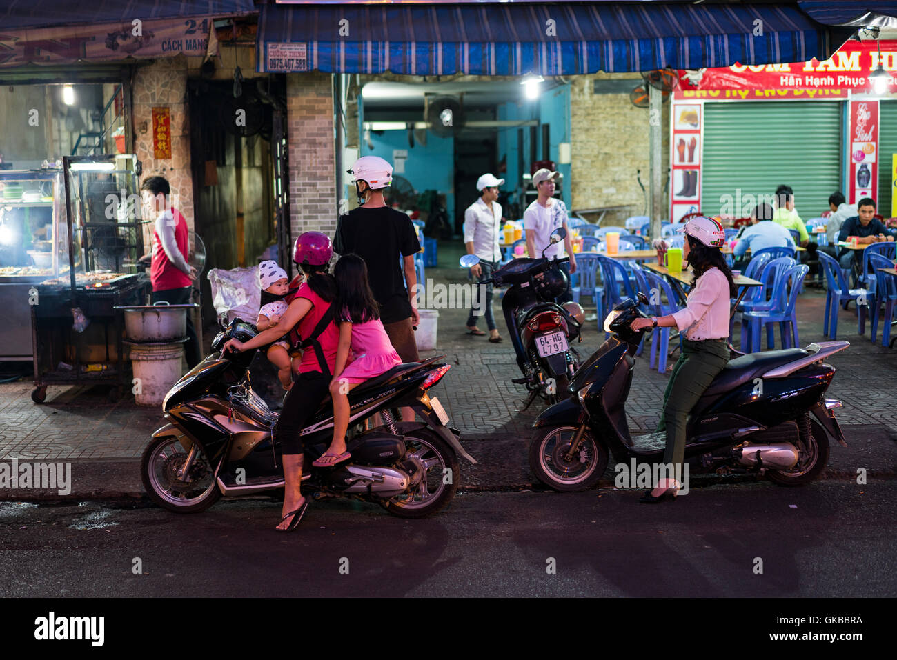 HO CHI MINH CITY, Vietnam: traffic jams and congestion helmet dray and ...