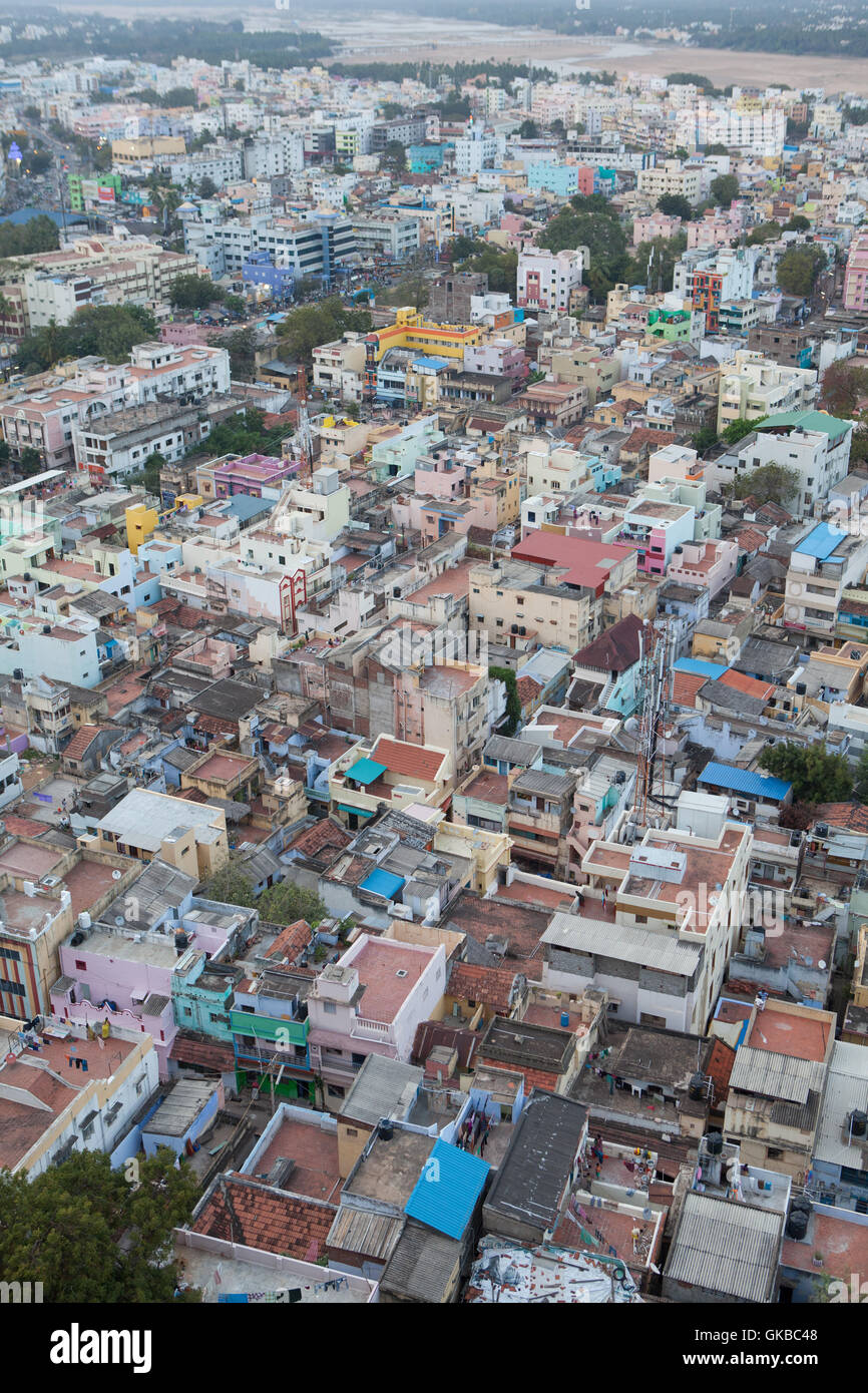 Aerial View Trichy Cityscape Tiruchirappalli High Resolution Stock ...