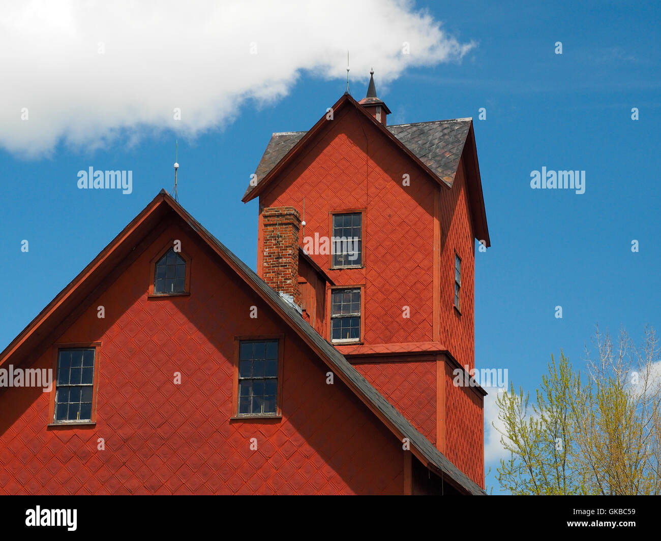 Old red mill jericho vermont hi-res stock photography and images - Alamy