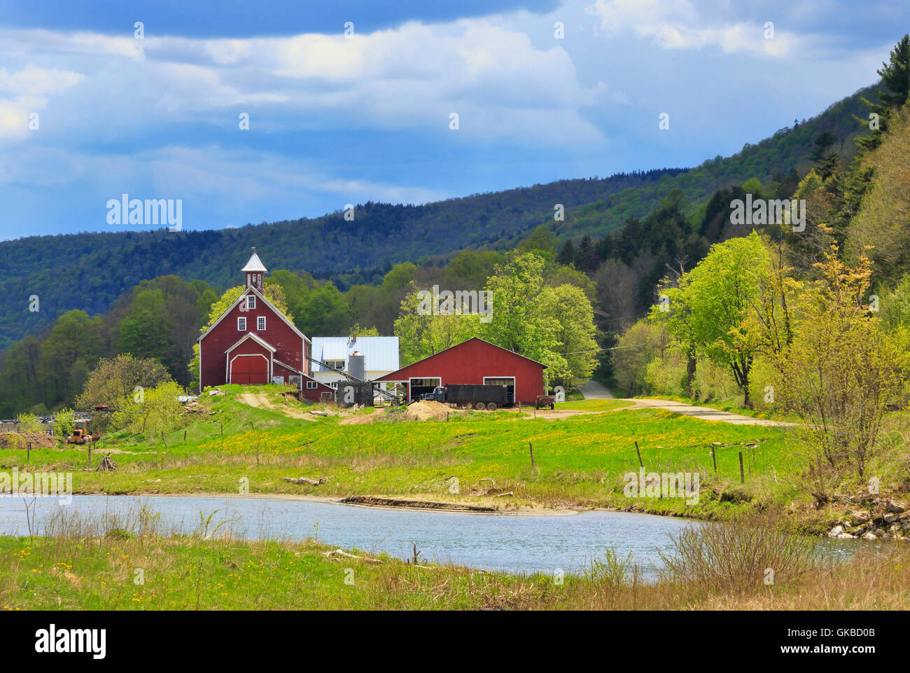 Liberty Hill Farm and Inn, Rochester, Vermont, USA Stock Photo - Alamy