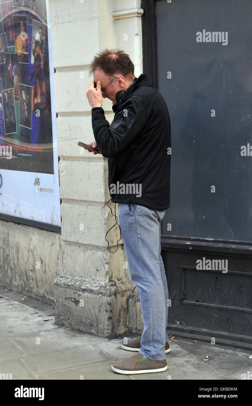 Trainspotting 2 filming in Edinburgh Featuring: Danny Boyle Where ...