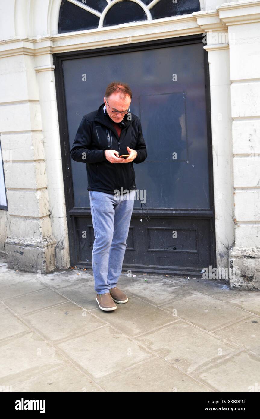 Trainspotting 2 filming in Edinburgh Featuring: Danny Boyle Where ...