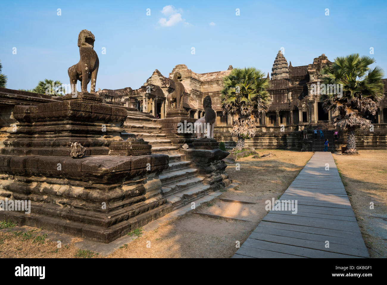 Water View of Angkor Wat Stock Photo - Alamy
