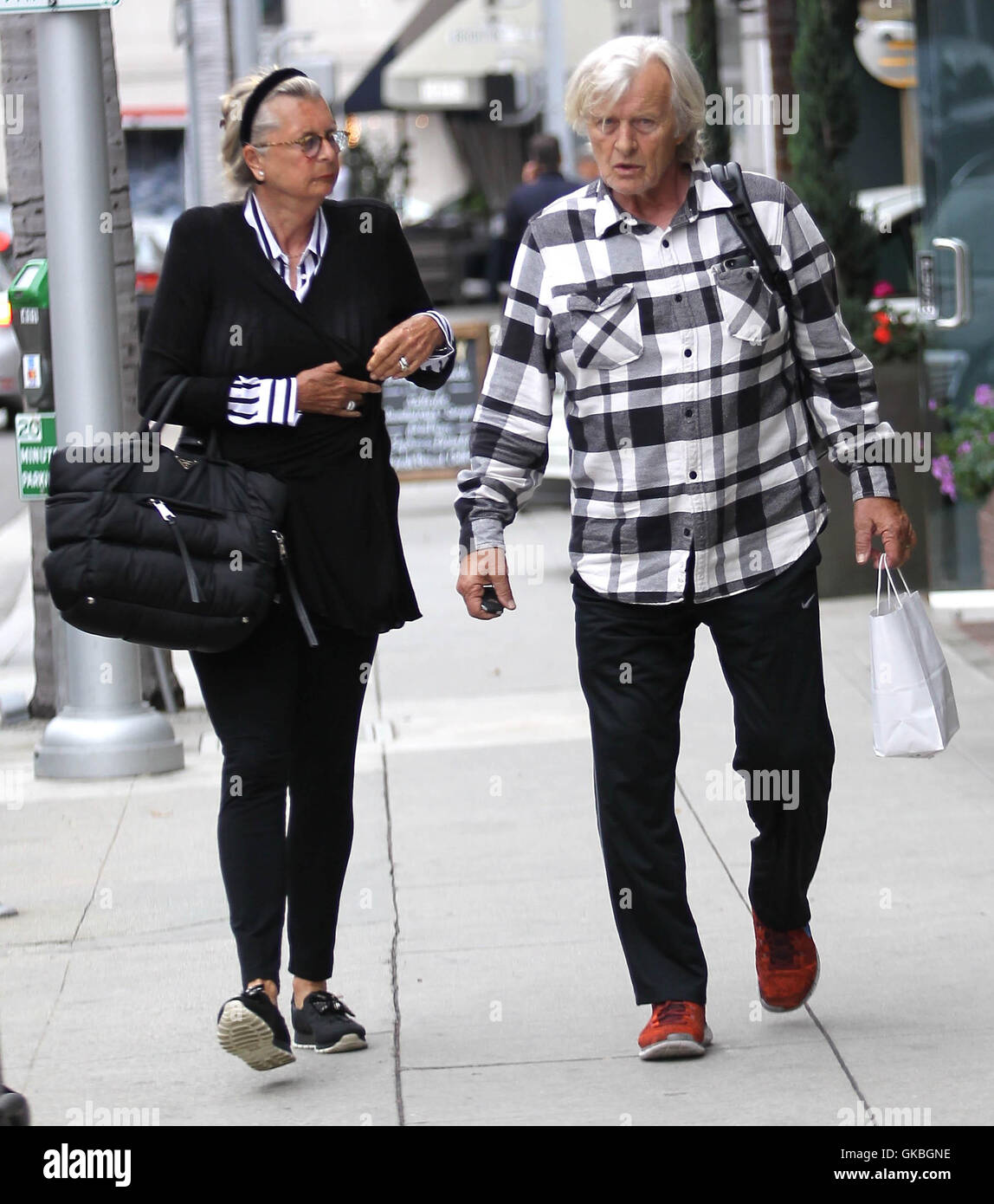 Rutger Hauer and his wife go shopping in Beverly Hills Featuring ...