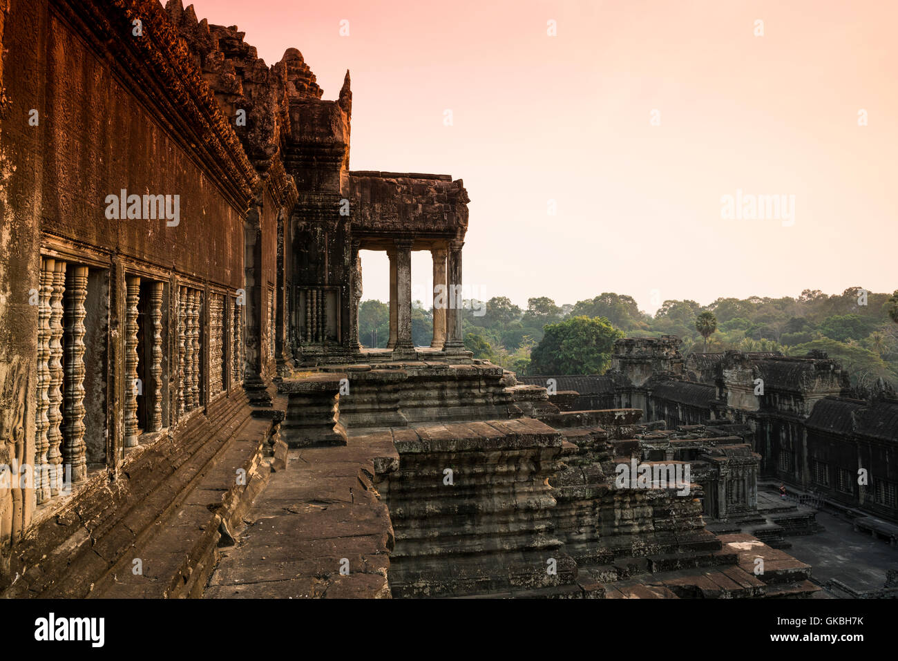 Water View of Angkor Wat Stock Photo - Alamy
